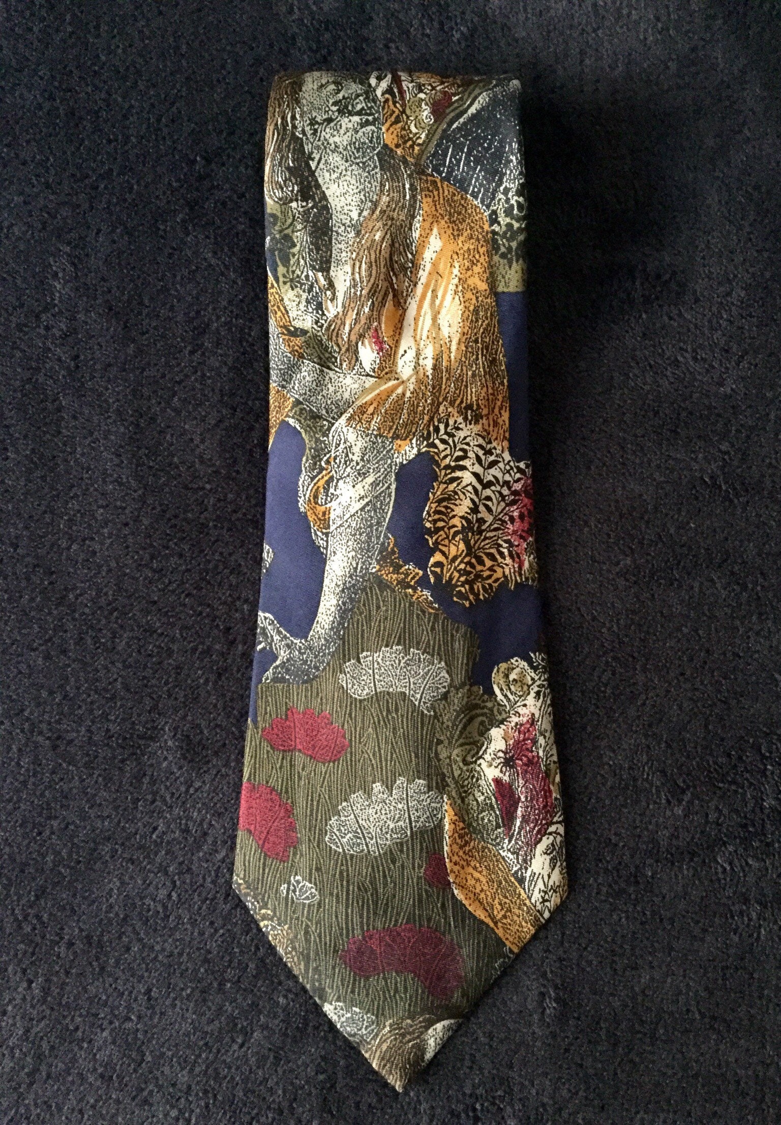 BRICE D'ALBAN Paris Silk Vintage Tie Authentic Luxury - Etsy UK