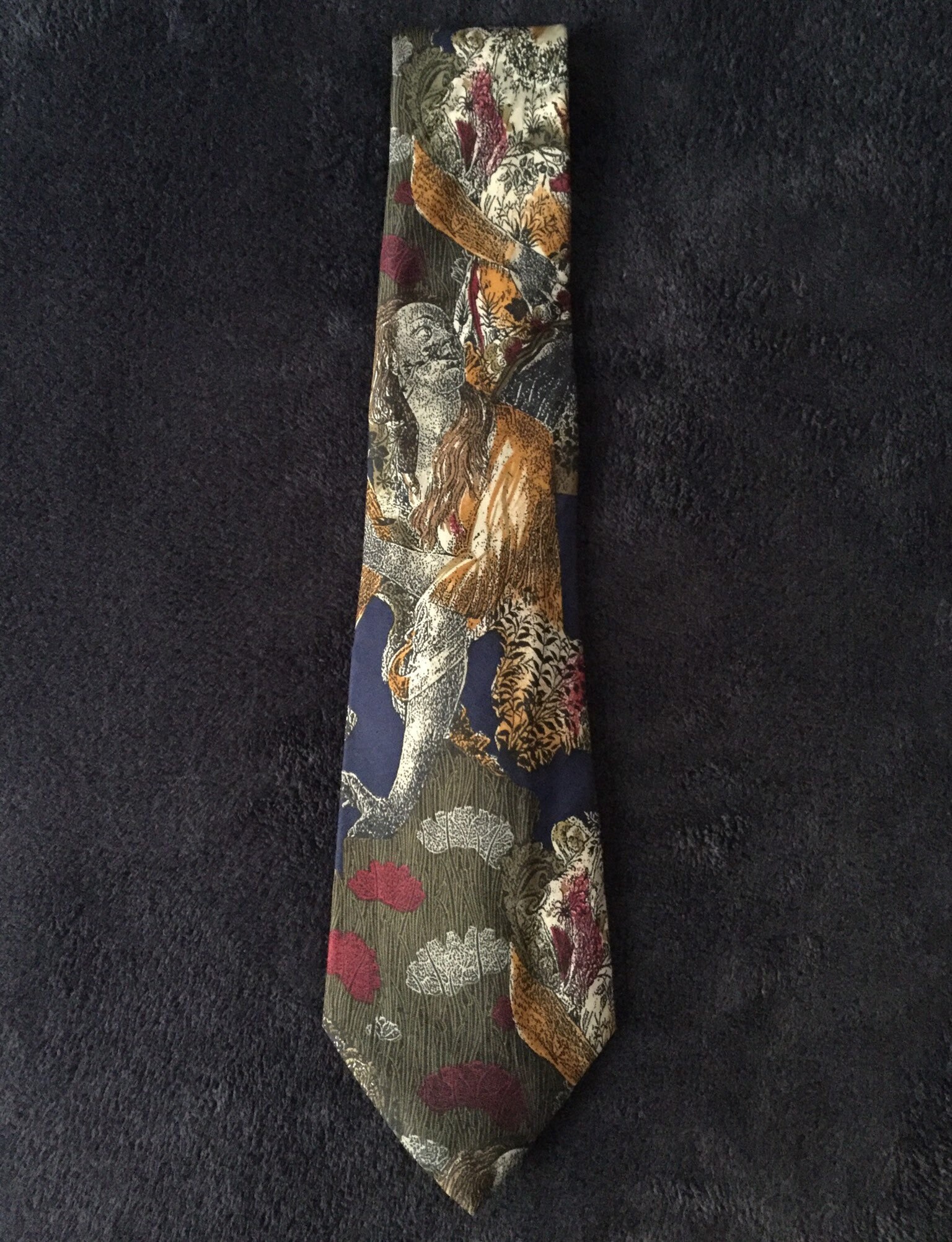 BRICE D'ALBAN Paris Silk Vintage Tie Authentic Luxury - Etsy UK