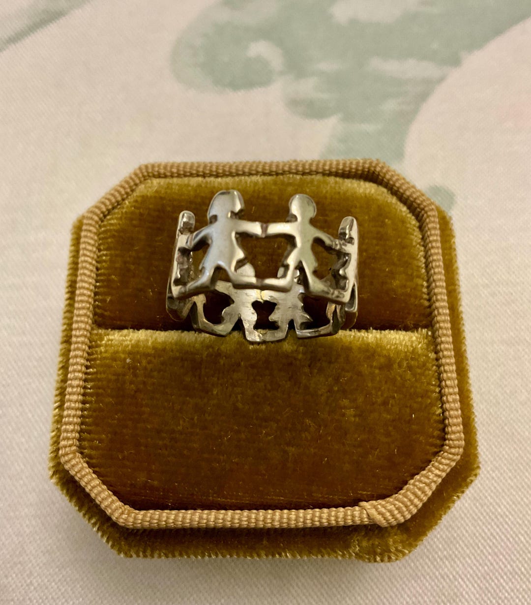 MODERNIST SCANDINAVIAN STERLING Large Vintage Ring Original Design Nice ...
