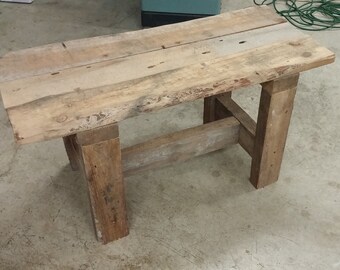 Rustic bench | Etsy