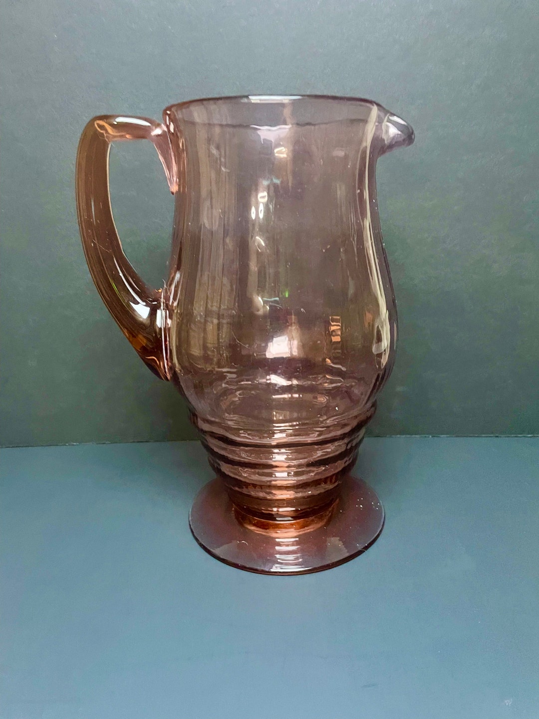 Heisey Glass Koors Pitcher - Etsy