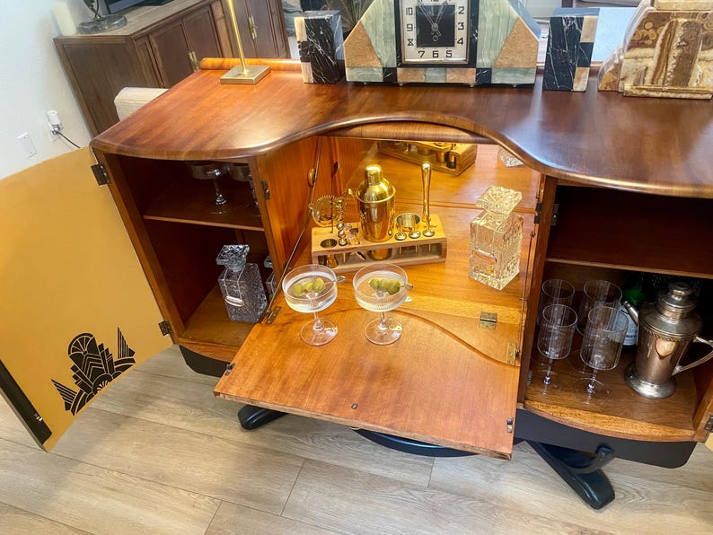 Art Deco Beautility Bar Cabinet/ Cocktail Cabinet. SOLD! Similar Item ...
