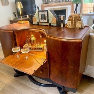 Art Deco Beautility Bar Cabinet/ Cocktail Cabinet. SOLD! Similar Item ...