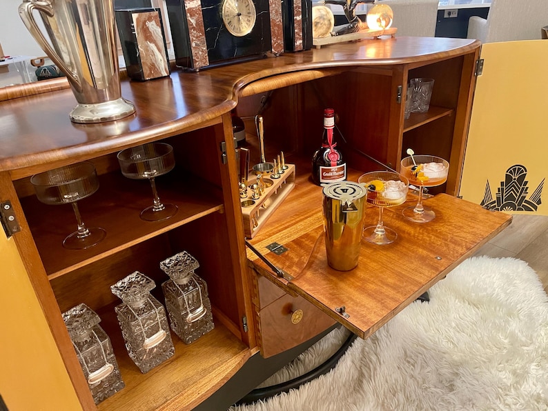 Art Deco Beautility Bar Cabinet/ Cocktail Cabinet. SOLD! Similar Item ...