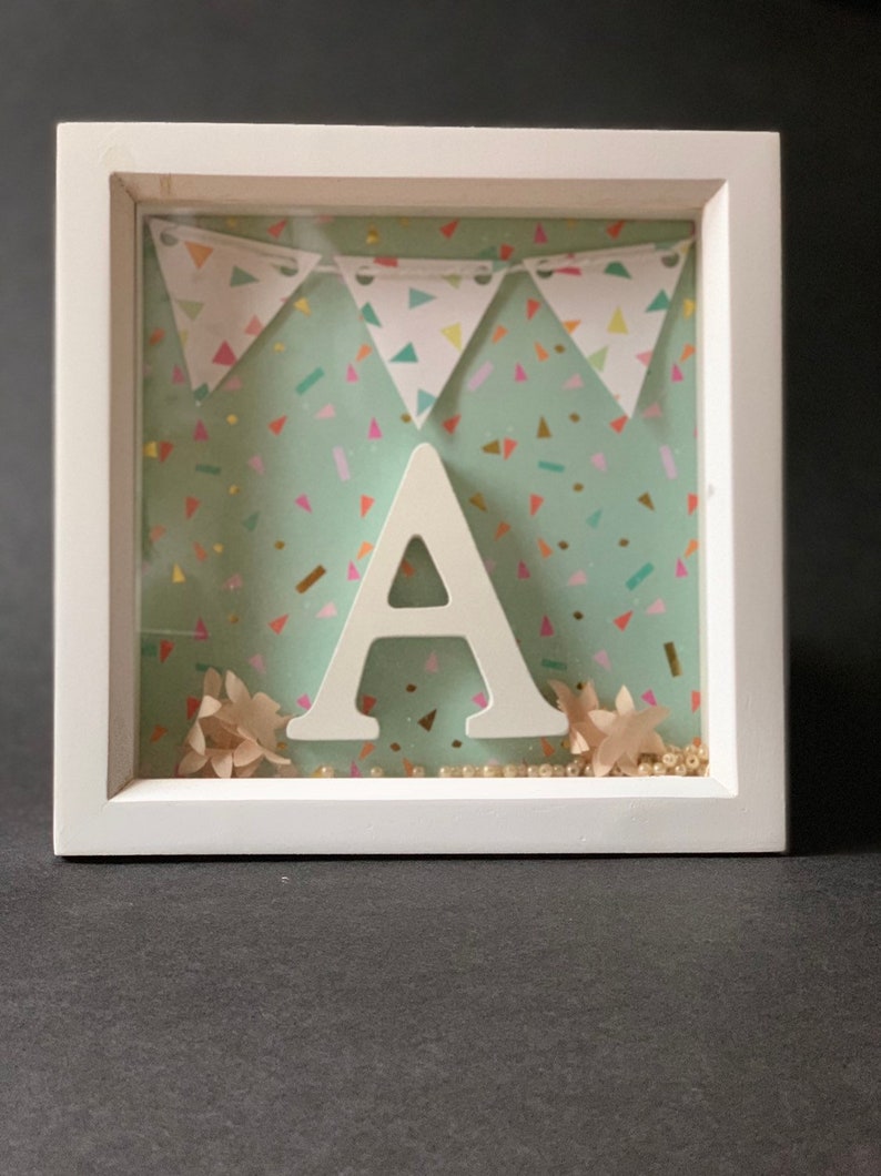 Letter A Shadow Box - Etsy
