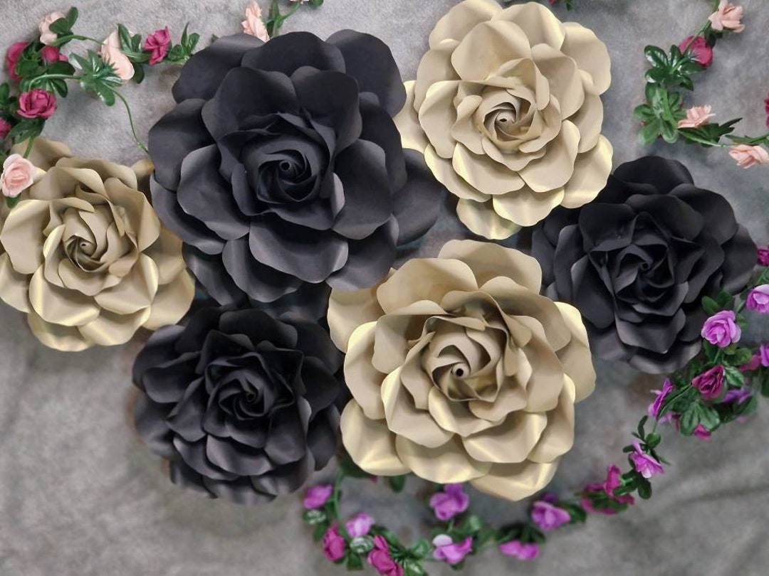 Handmade Paper Roses | Handmade Roses | Paper Crafts |flower Decor ...