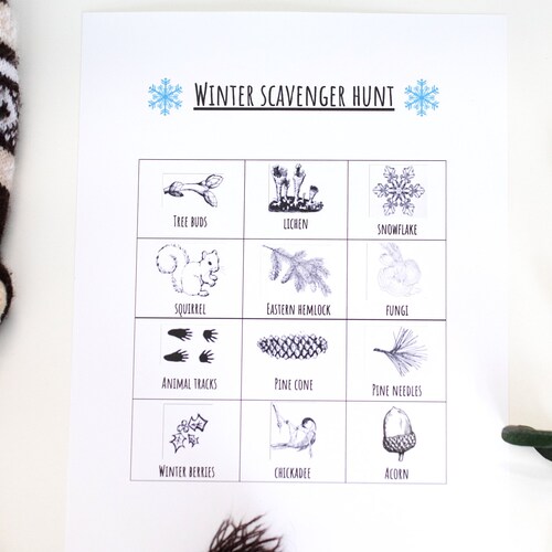 Toddler Outdoor Scavenger Hunt Bingo Game Printable Download - Etsy