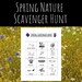 Nature Scavenger Hunt Bundle All Four Seasons Instant Download ...