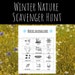 Nature Scavenger Hunt Bundle All Four Seasons Instant Download ...