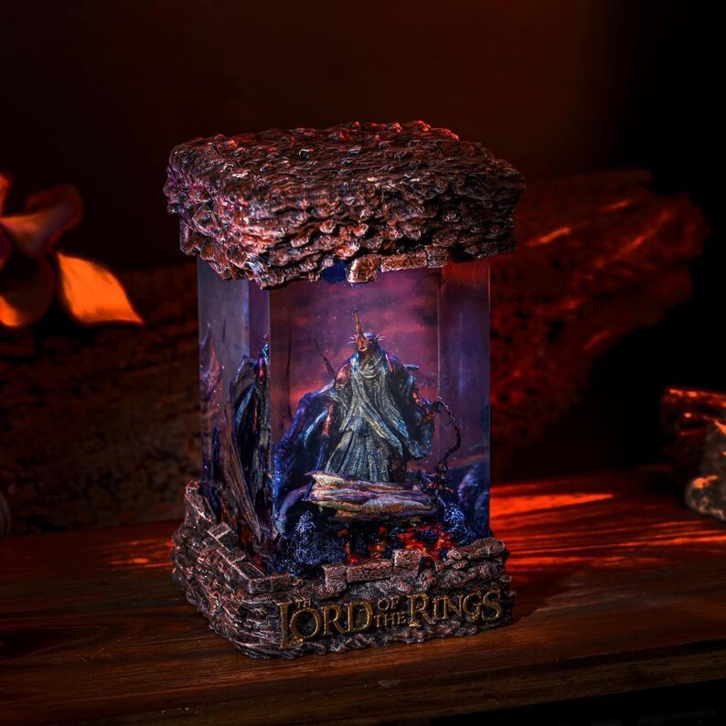 Witch-king of Angmar Lord of the Rings Lamp, LOTR Resin Art Night Light ...