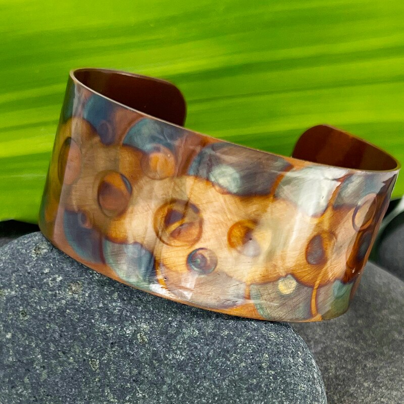 Flame Painted Copper Jewelry - Etsy