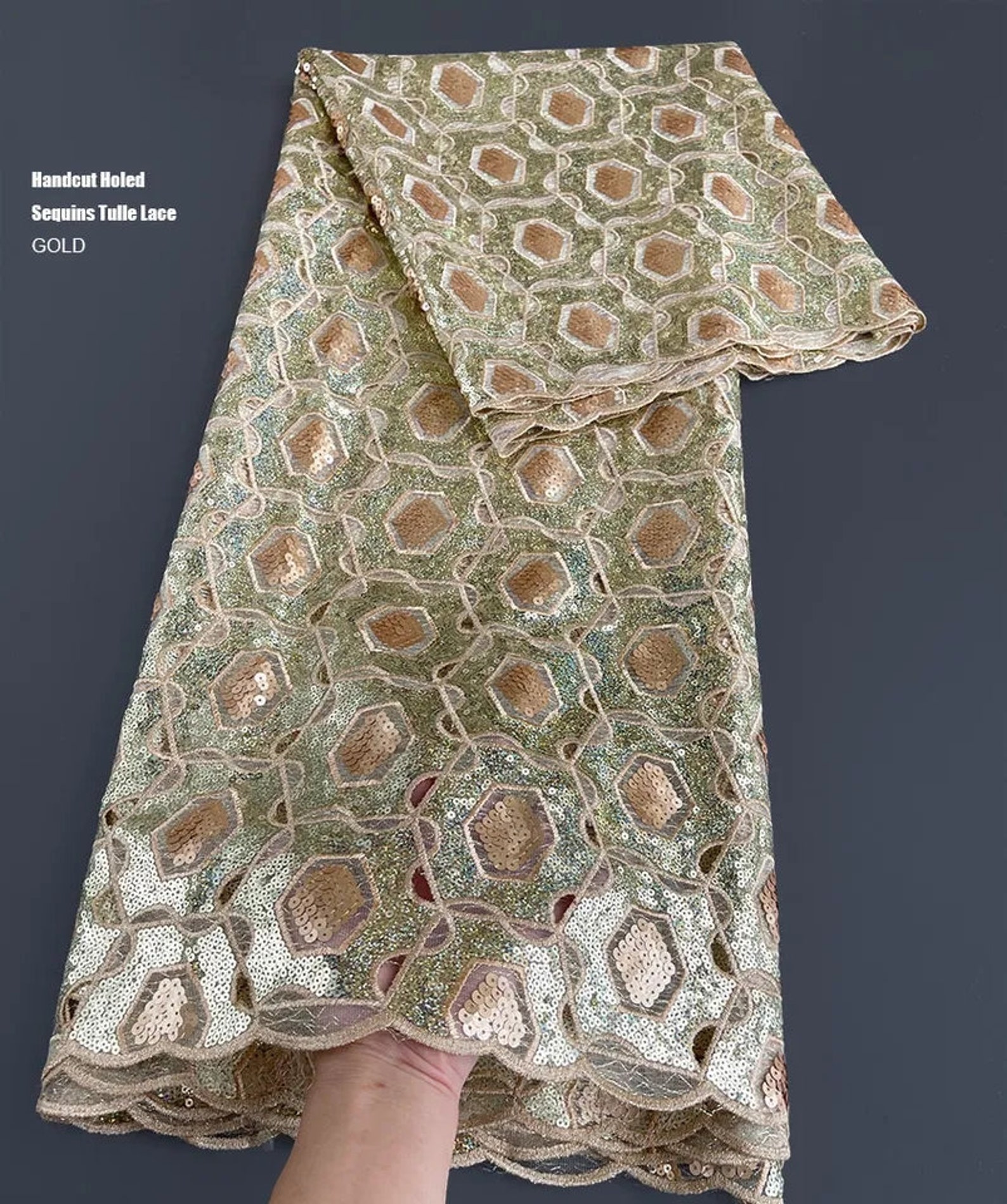 New Arrival Latest Handcut Embroidery Tulle Lace Holed African French ...