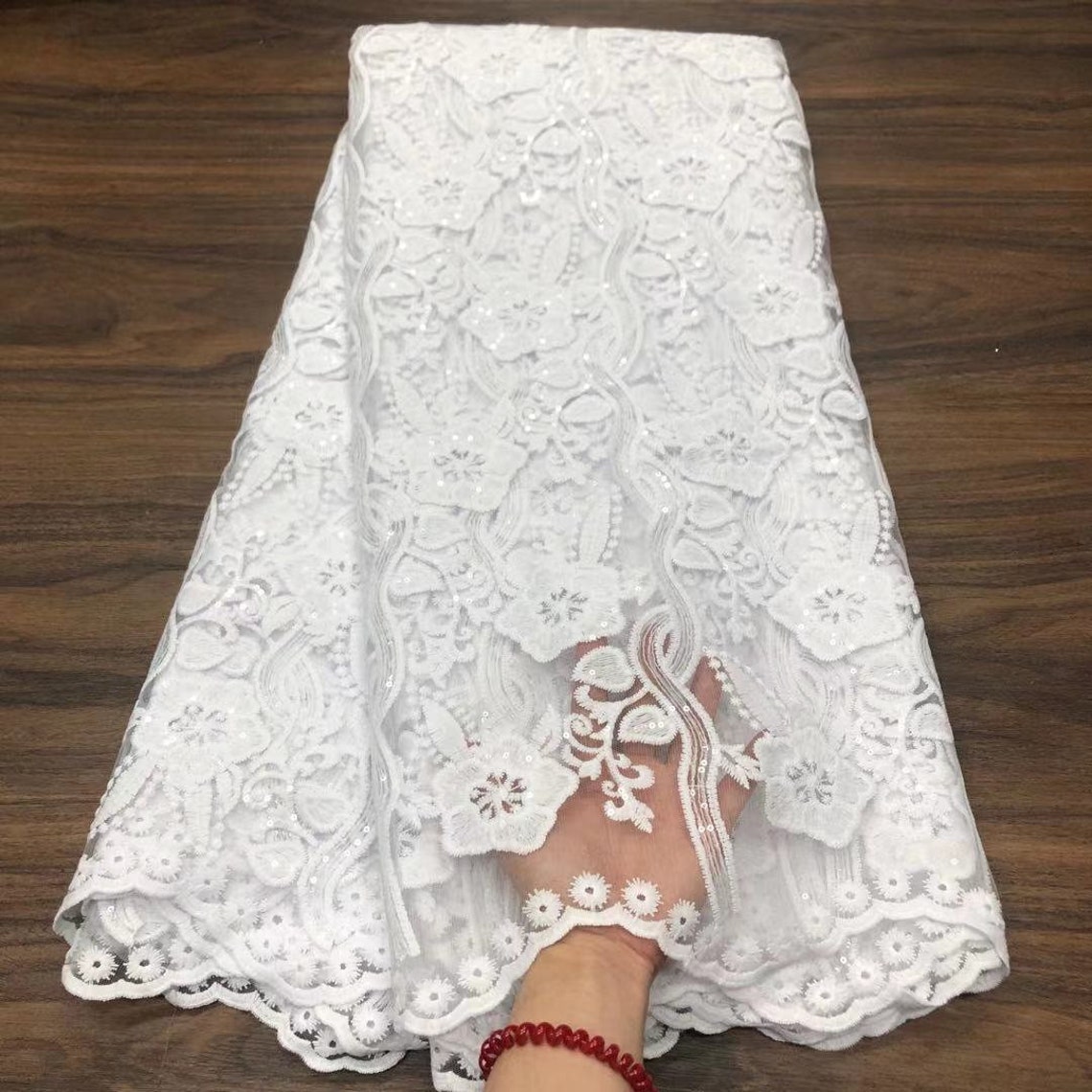 Pure White High Quality Latest Design 100% Cotton African Lace - Etsy