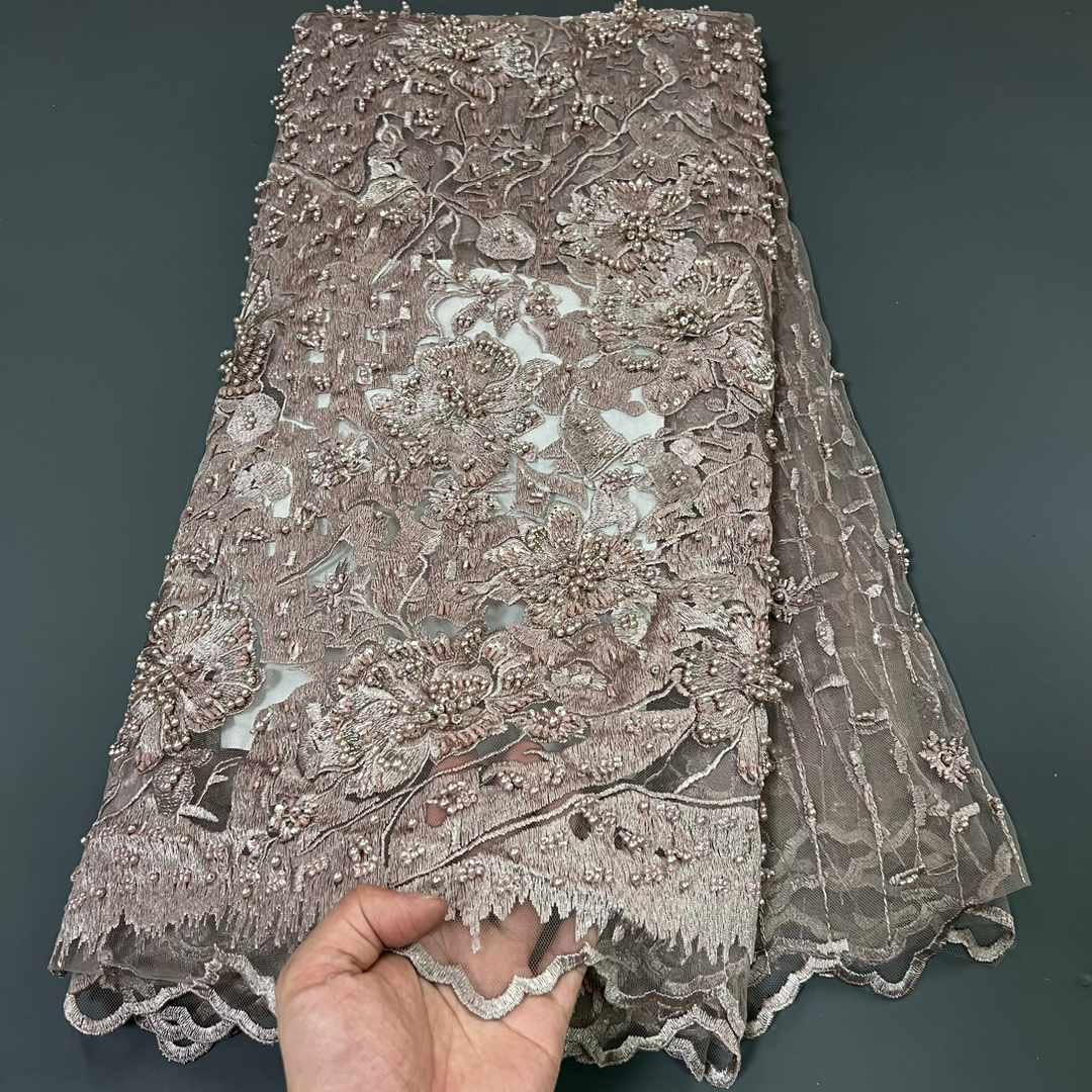 African Dry Cotton Lace Fabric Sequence Embroidery Lace Fabric - Etsy