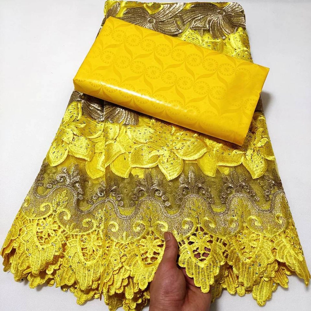 Latest Quality French Tulle Net Embroidered and Bazin Brode Net Fabrics ...