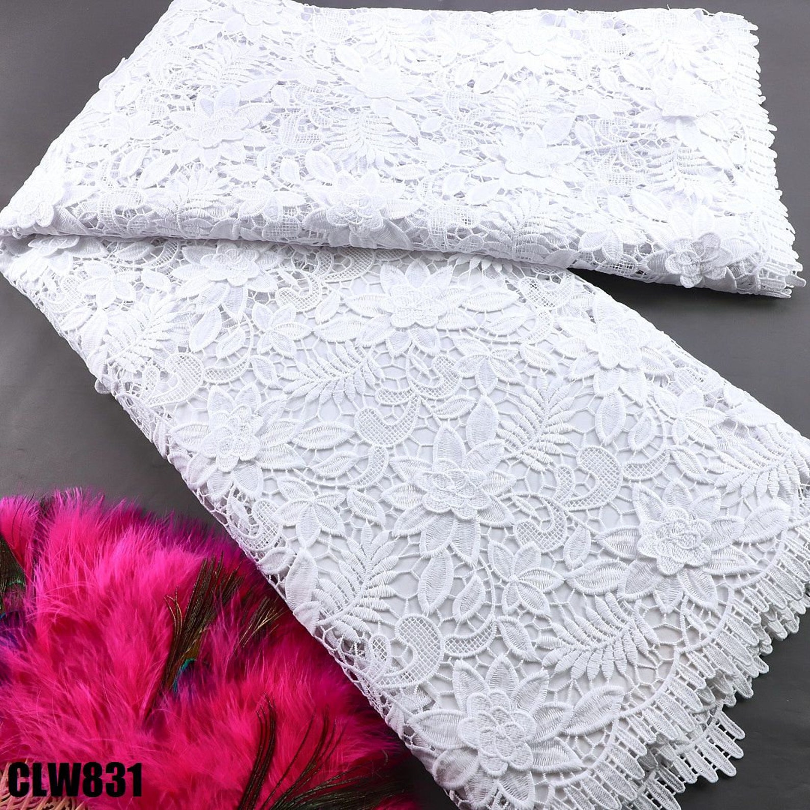 New Arrival White High Quality Lace Latest Design African Lace Fabric ...