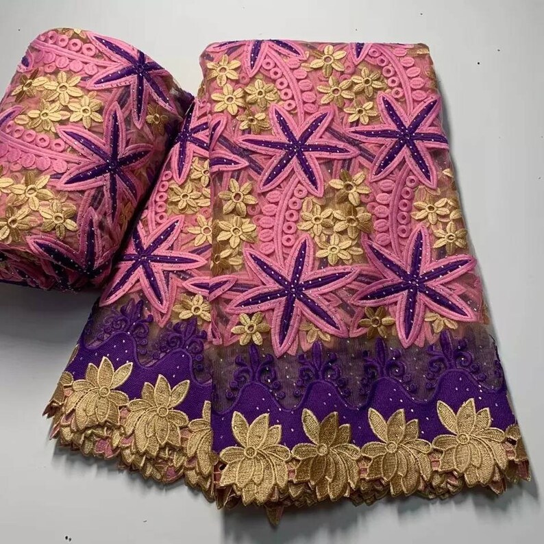 Top Quality New Coming Afria Swiss Voile Lace Embroidery Brode Suisse ...