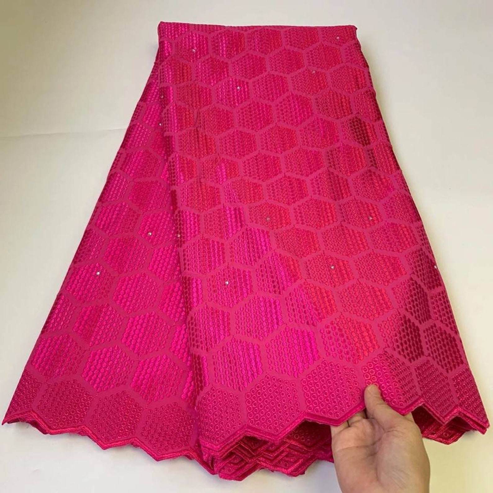 Latest African Lace Material Cotton Swiss Voile Lace Fabric Embroidery ...