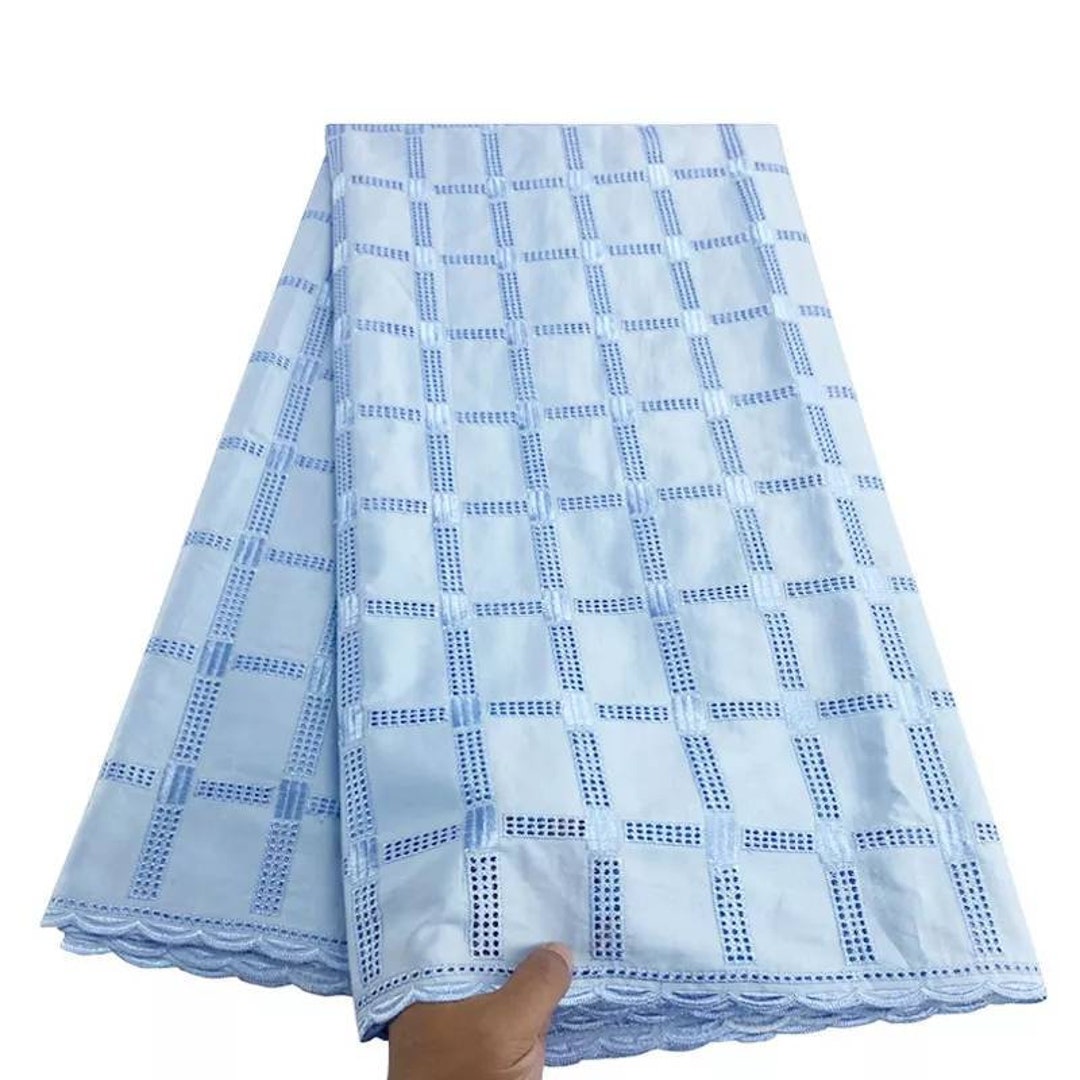 Nigeria Swiss Polish Cotton Voile Lace High Quality Gold 5yards ...