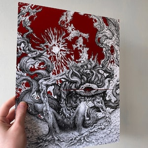 Moon Presence BLOODBORNE 11 X 14 Red Foil Print - Etsy