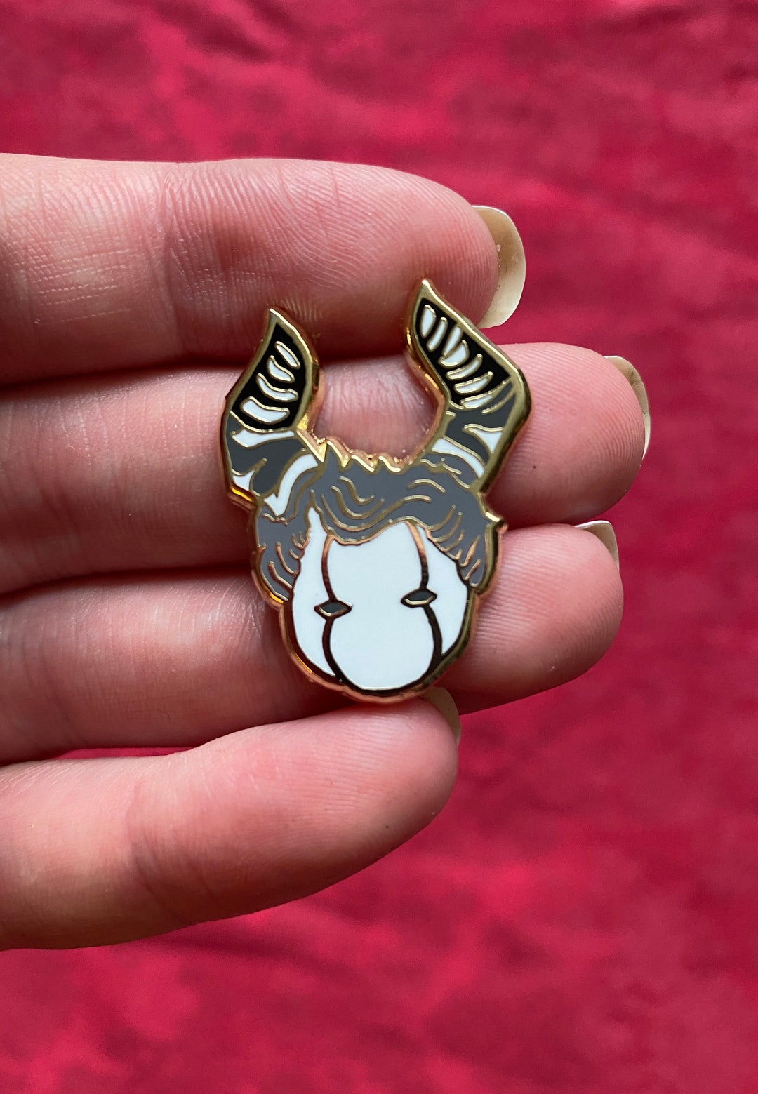 Demon Cherub, Enamel Pin - Etsy