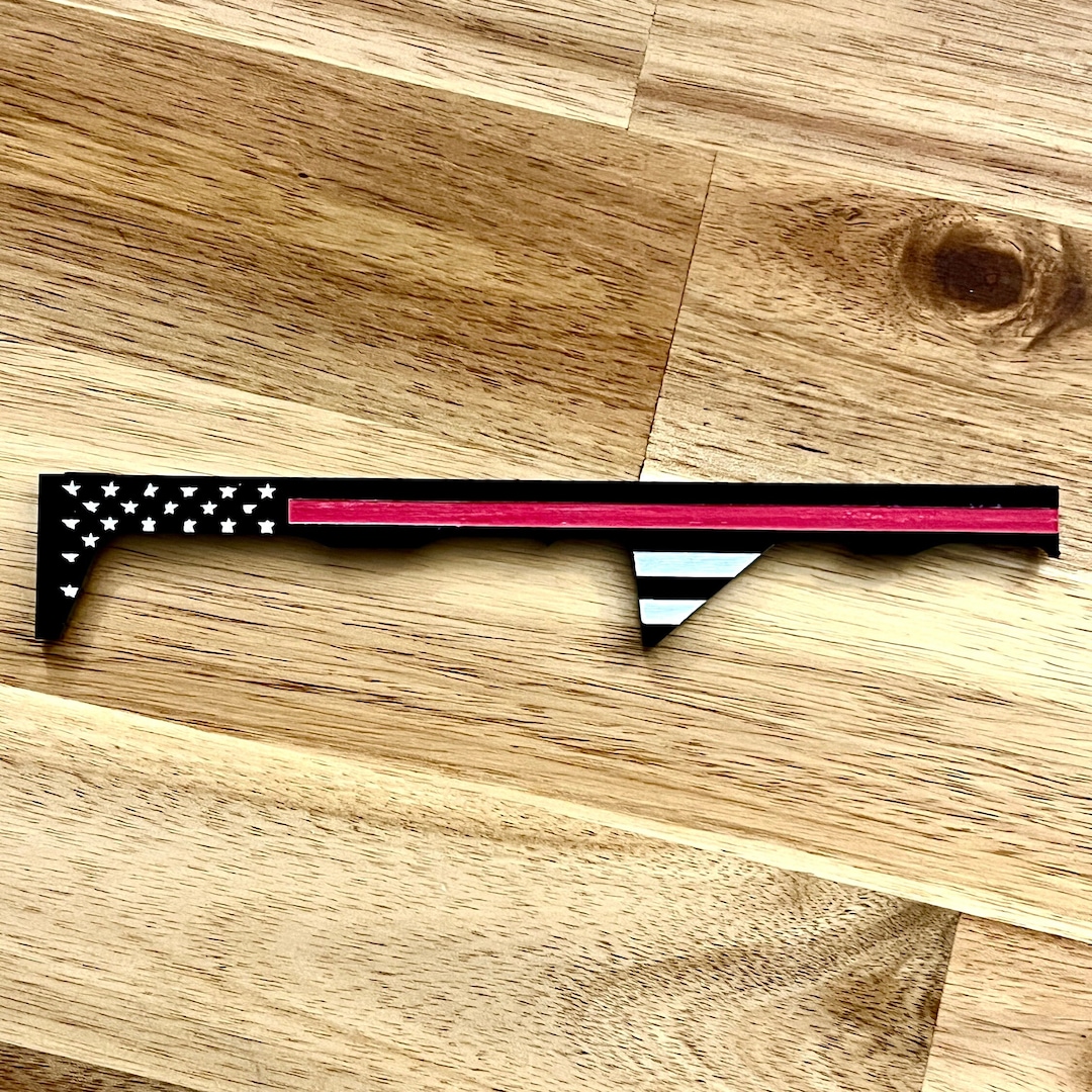 Thin Red Line Firefighter Us Flag Toyota Rav 4 Acrylic Logo Topper: Red ...