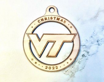 Virginia Tech Hokies Gingerbread Man Metal Christmas Ornament - Etsy
