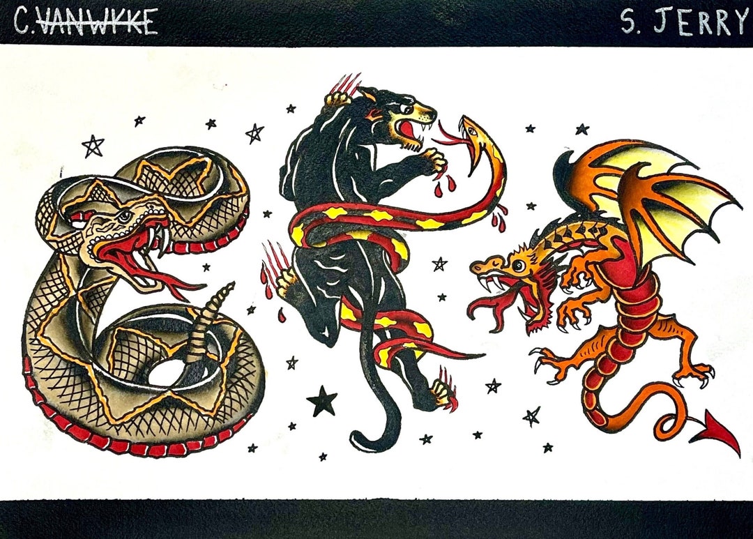 Sailor Jerry - Animals - Etsy