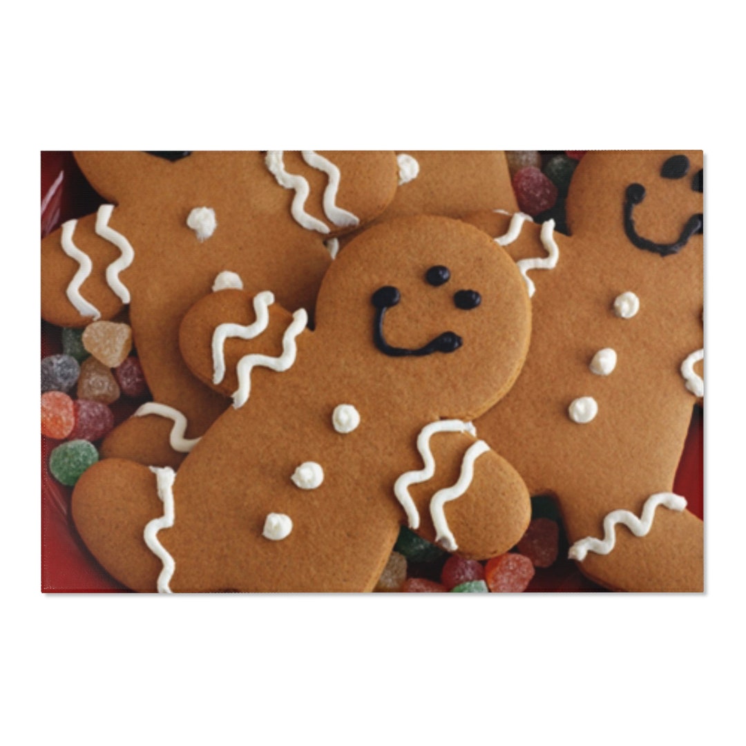 Gingerbread Men Cookies Christmas Yuletide Area Rugs - Etsy