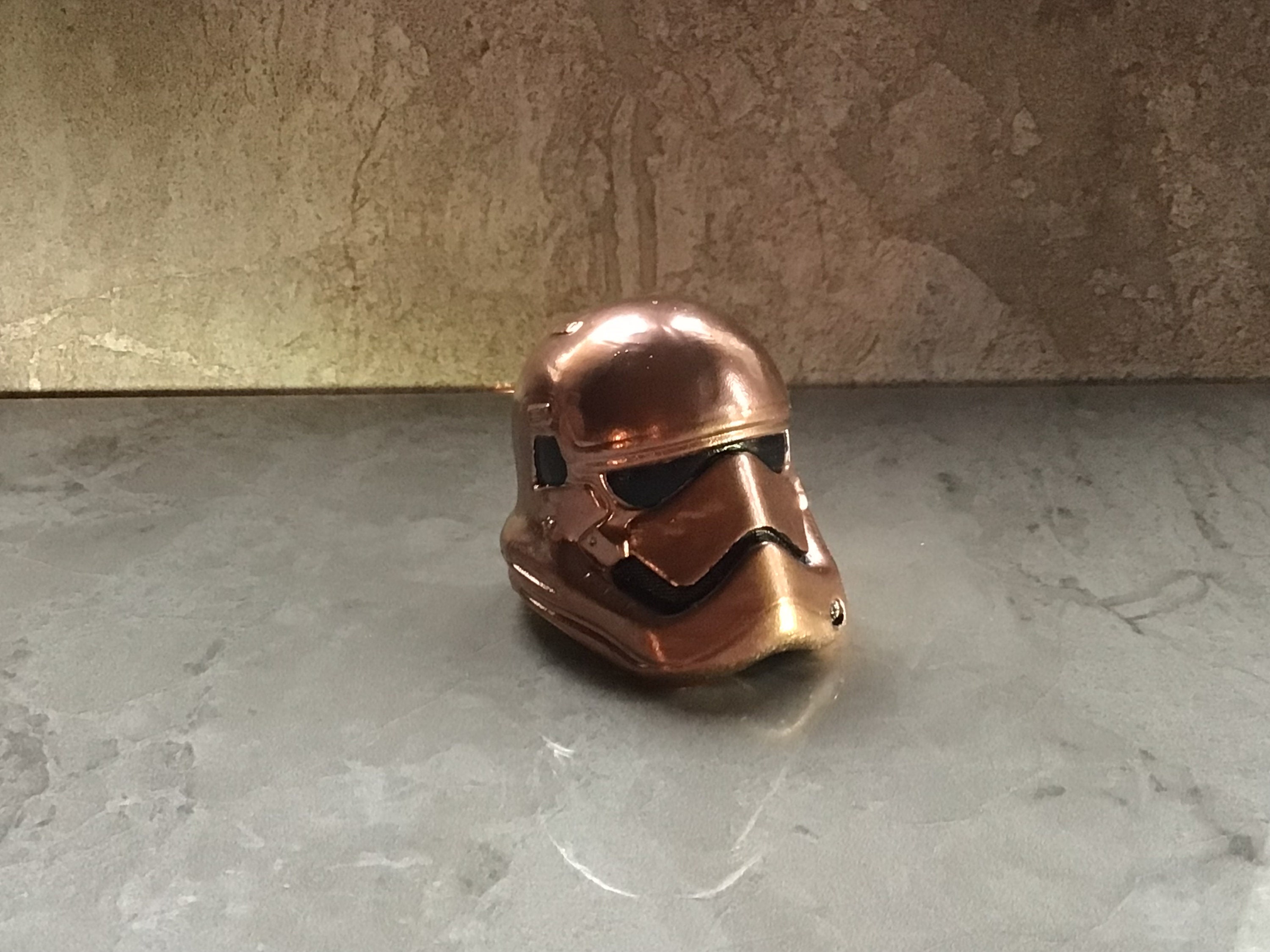 Copper Colored Storm Trooper Helmet 3-D Print non-wearable - Etsy