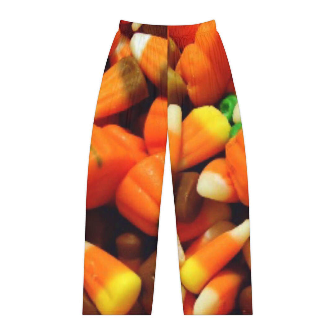 Halloween Candy Pumpkins Candy Corn Women's Pajama Pants (AOP) - Etsy