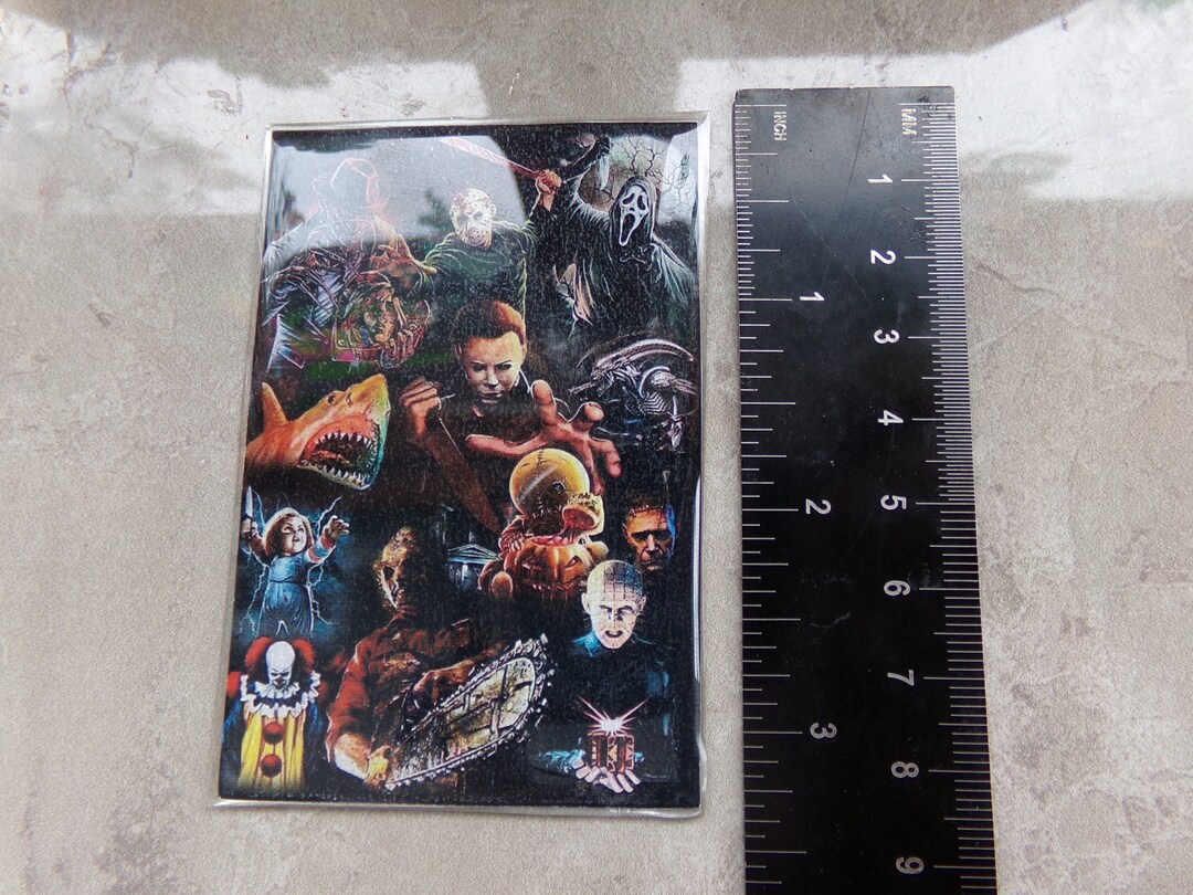 Horror Movies Bad Guys Refrigerator Magnet Halloween or Year Round - Etsy