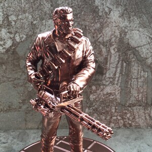 Copper Colored Terminator 2 Terminator 3-D Printed Figurine 5" Tall - Etsy