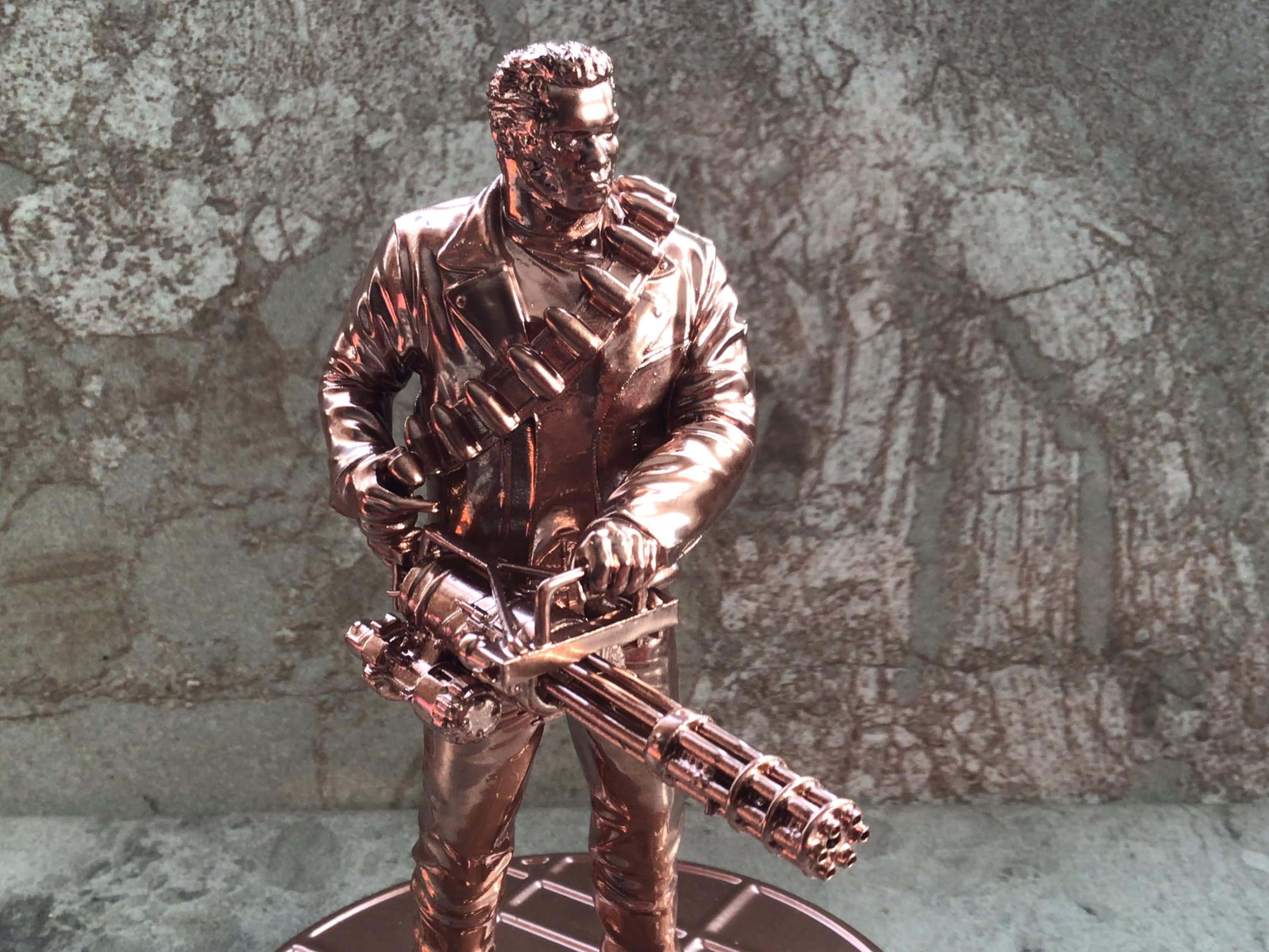 Copper Colored Terminator 2 Terminator 3-D Printed Figurine 5" Tall - Etsy