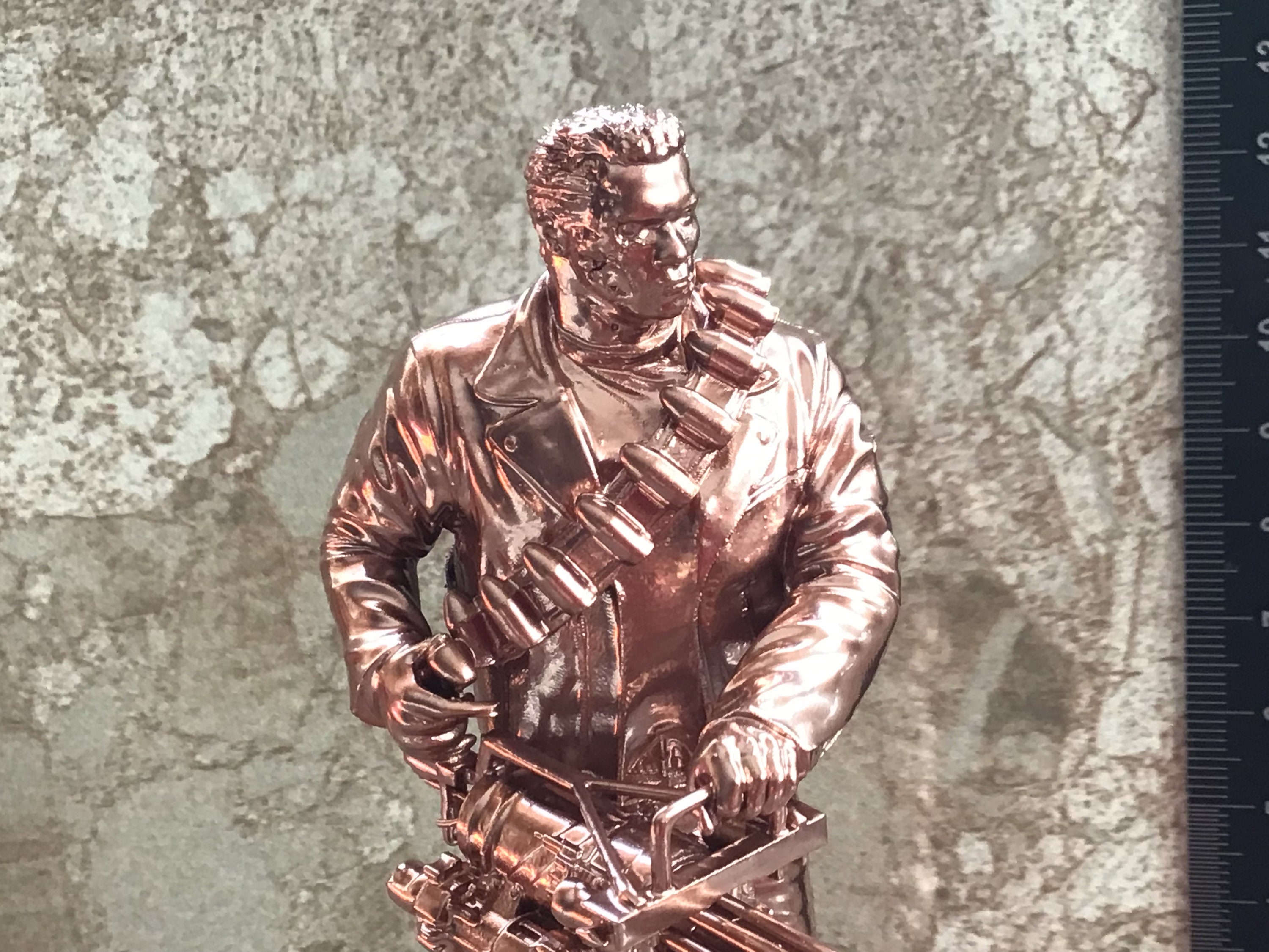 Copper Colored Terminator 2 Terminator 3-D Printed Figurine 5" Tall - Etsy