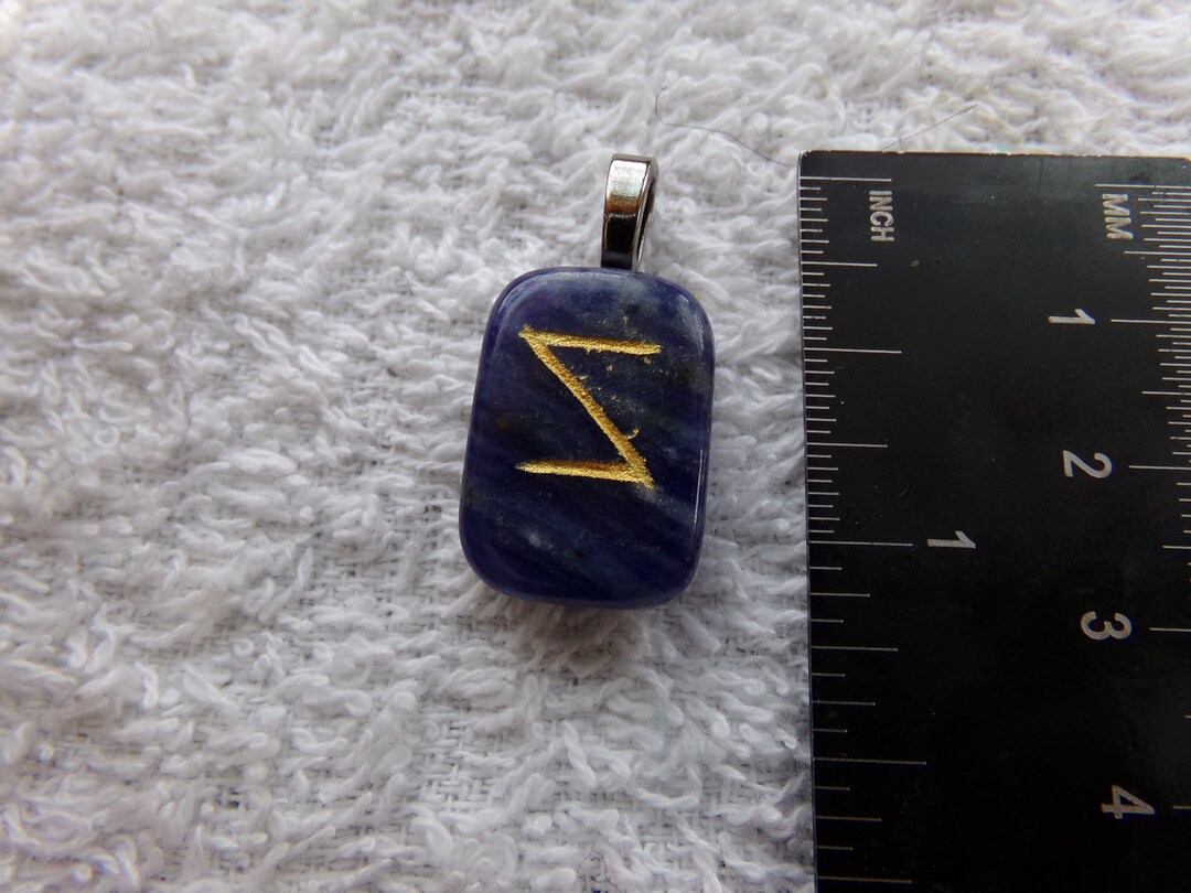 Sigil/sowulo/sowilo/sowulu/sigel/sugil Genuine Sodalite Rune Stone ...