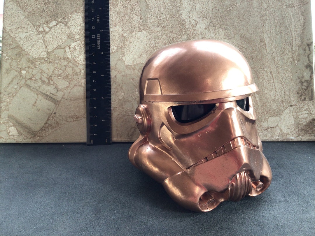 Copper Storm Trooper Helmet (non-wearable, Not Real Copper) - Etsy