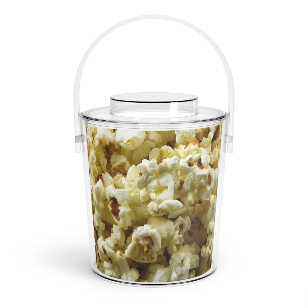 Popcorn Ice Bucket With Tongs - Etsy