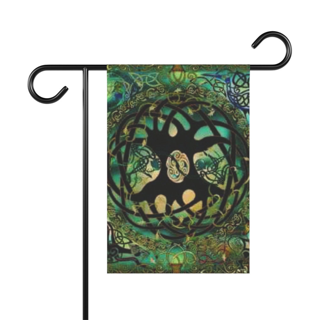 Tree of Life Ostara Easter Pagan Garden & House Banner - Etsy