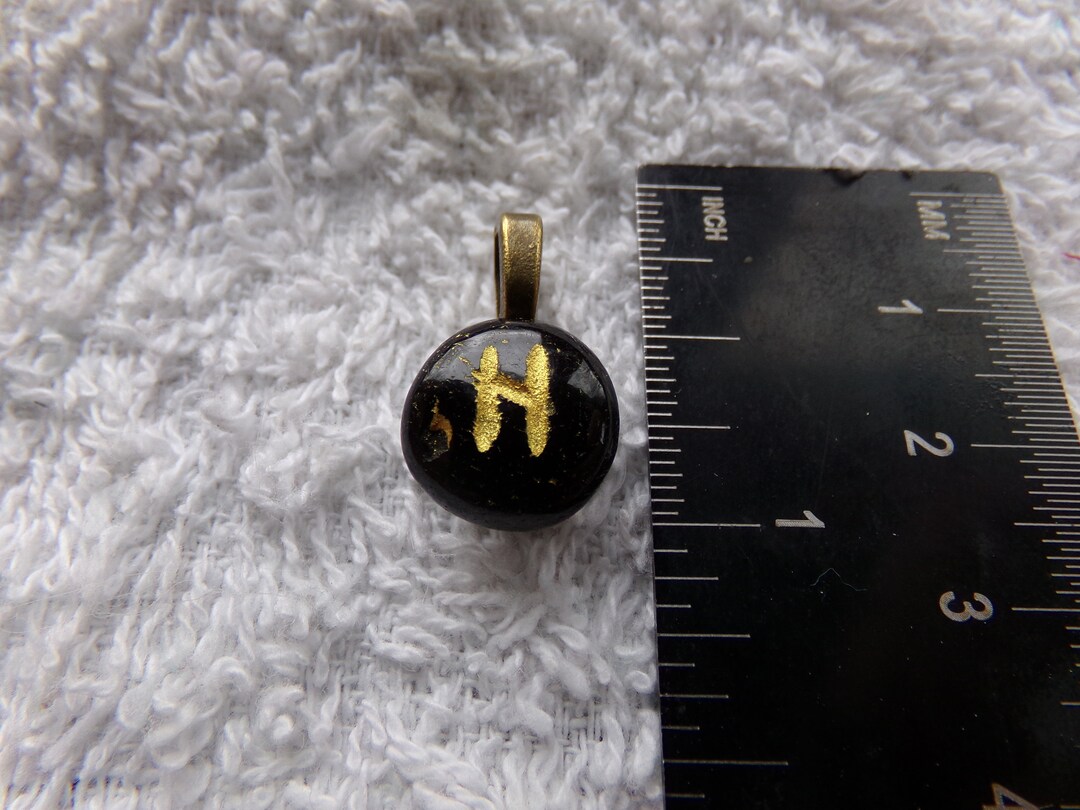 Black Onyx Hagalaz/haegl/hagal/haal Rune Stone Pendant the Crystal ...