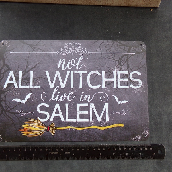 Not All Witches Live in Salem Sign - Etsy