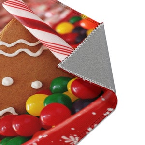 Gingerbread Man Cookie With Candy Christmas Yuletide Area Rugs - Etsy