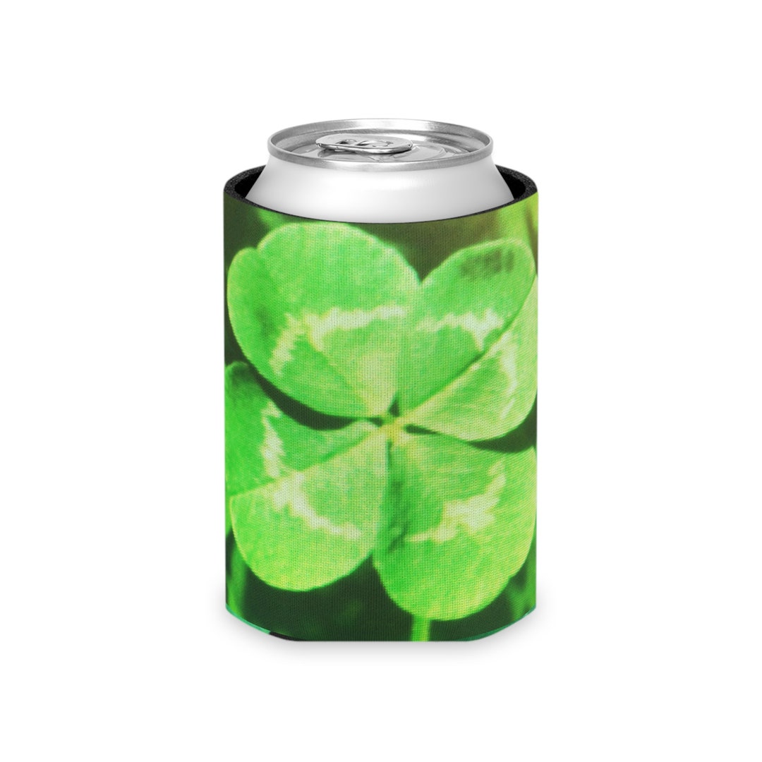 Four Leaf Clover St. Patrick's Day Can Cooler - Etsy