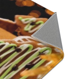 Green Gingerbread House Christmas Yuletide Area Rugs - Etsy