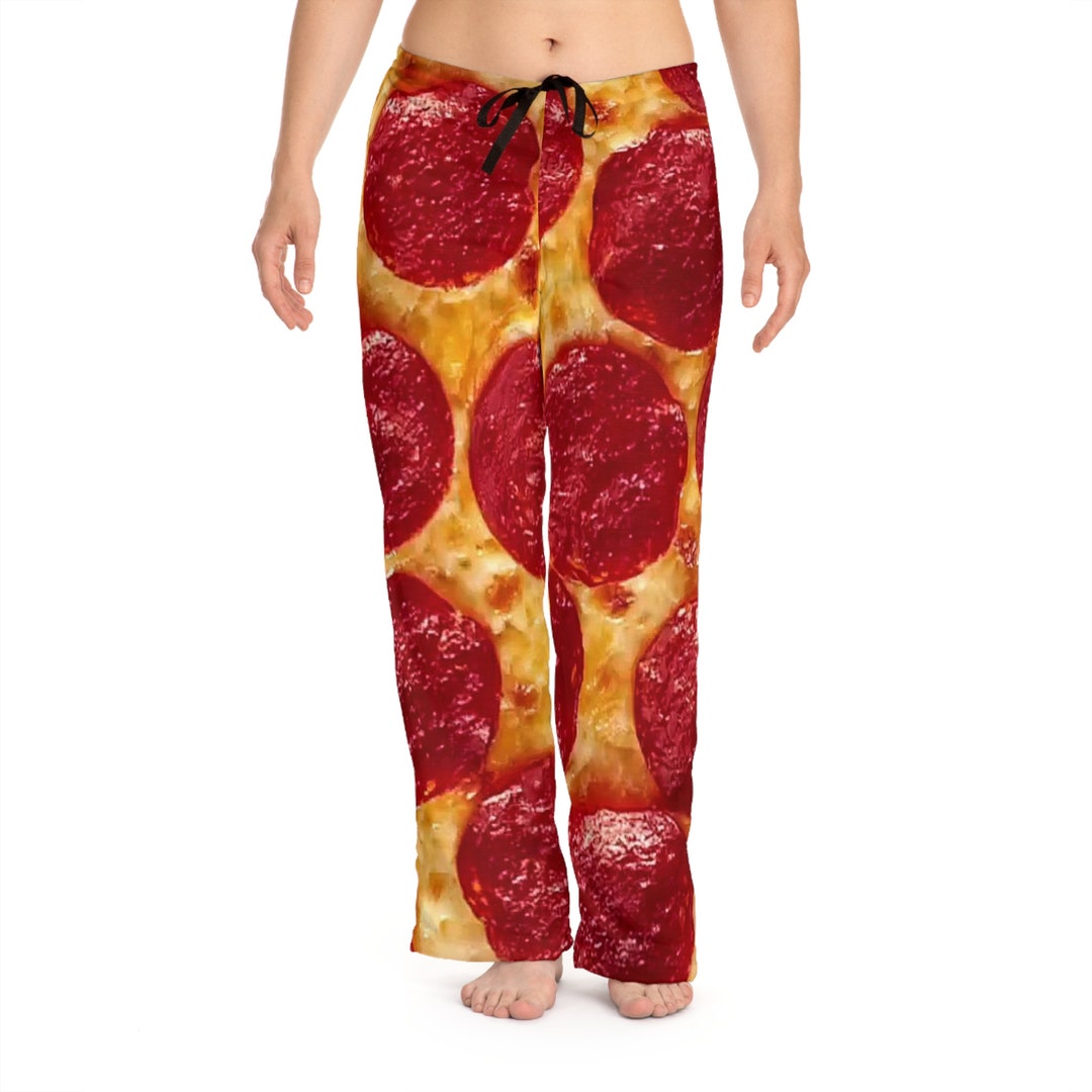 Pepperoni Pizza Women's Pajama Pants (AOP) - Etsy