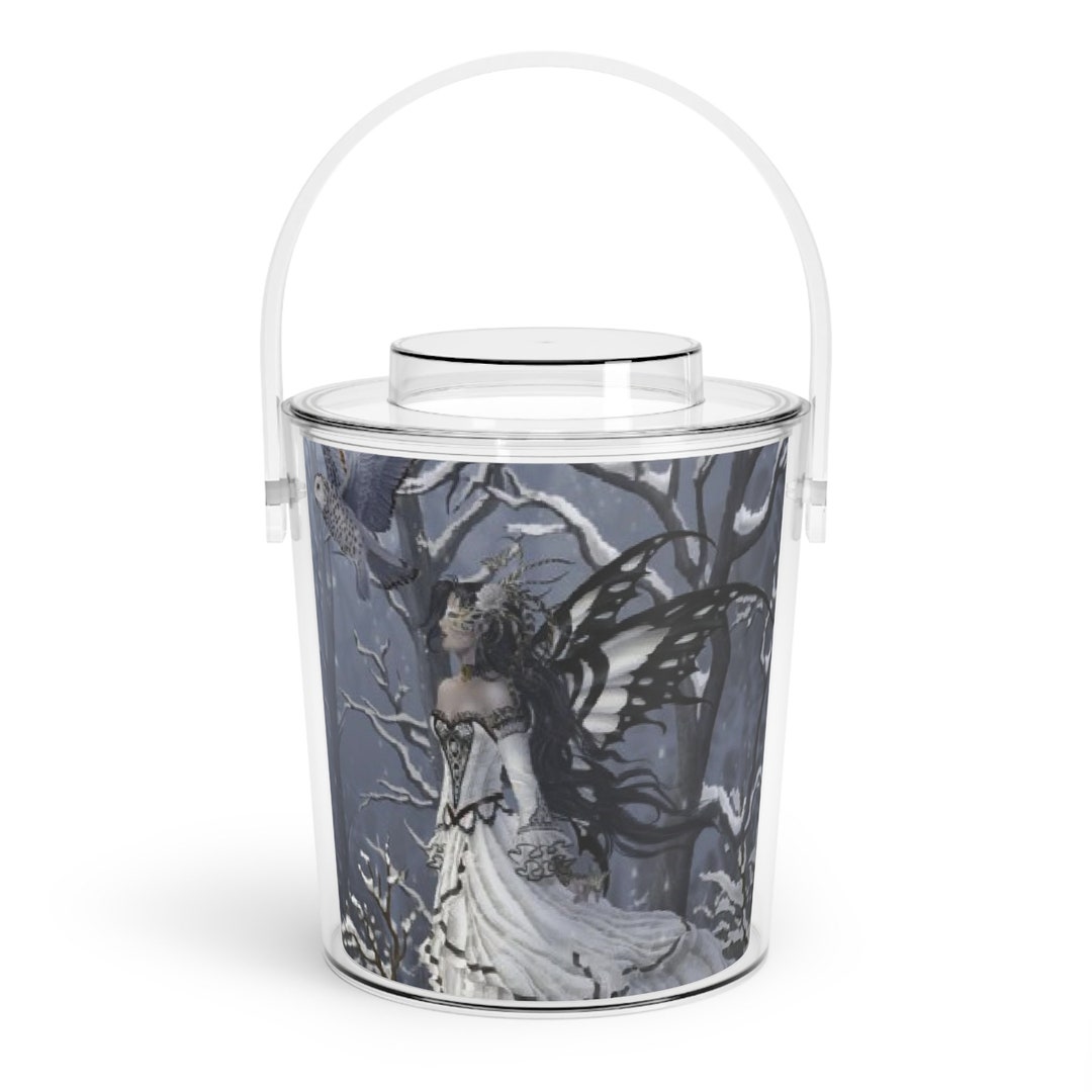Snow Fairy and White Dress With Owl Friend Winter Christmas Yuletide ...