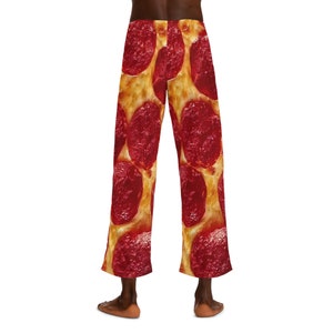 Pepperoni Pizza Men's Pajama Pants (AOP) - Etsy