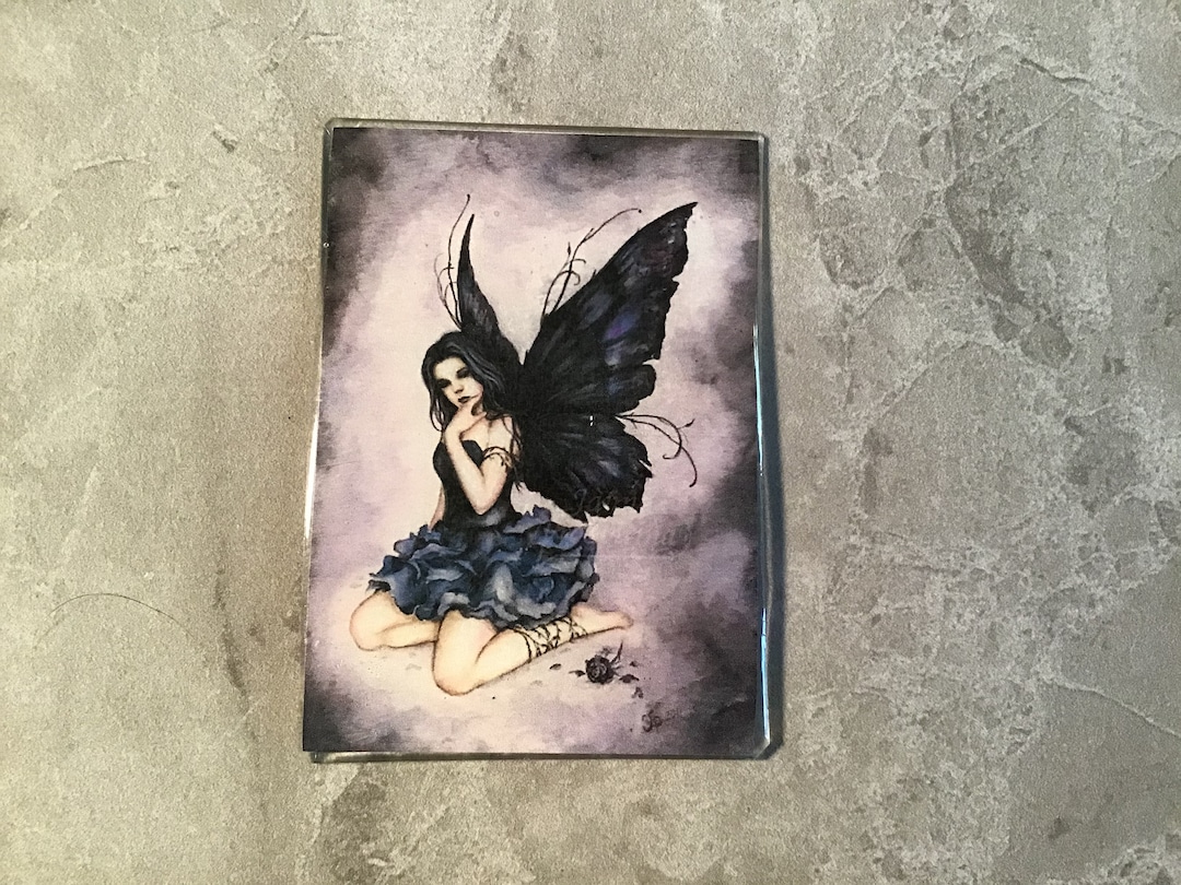 Dark Fairy Refrigerator Magnet - Etsy