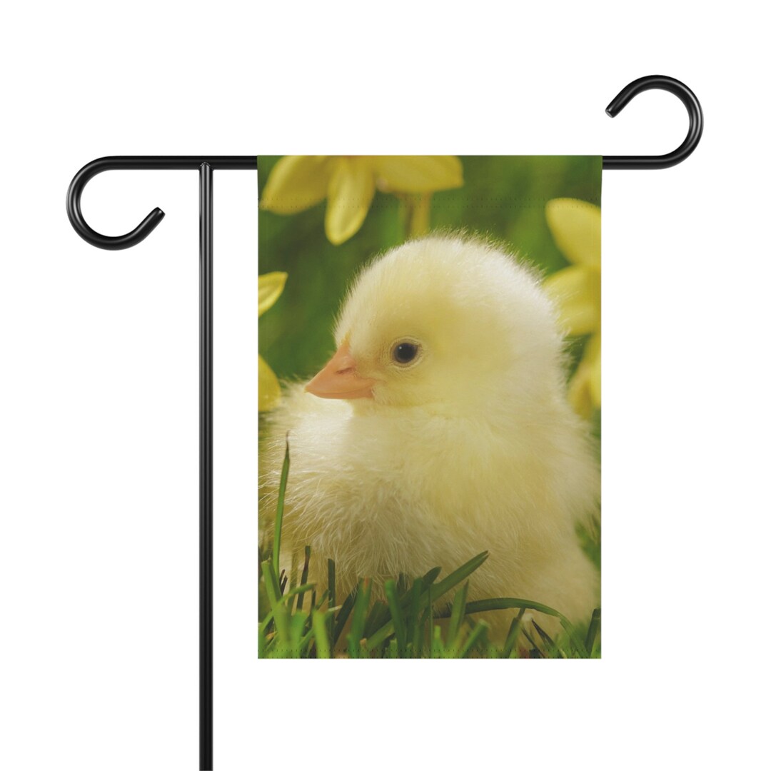 Baby Easter Chick Garden & House Banner - Etsy