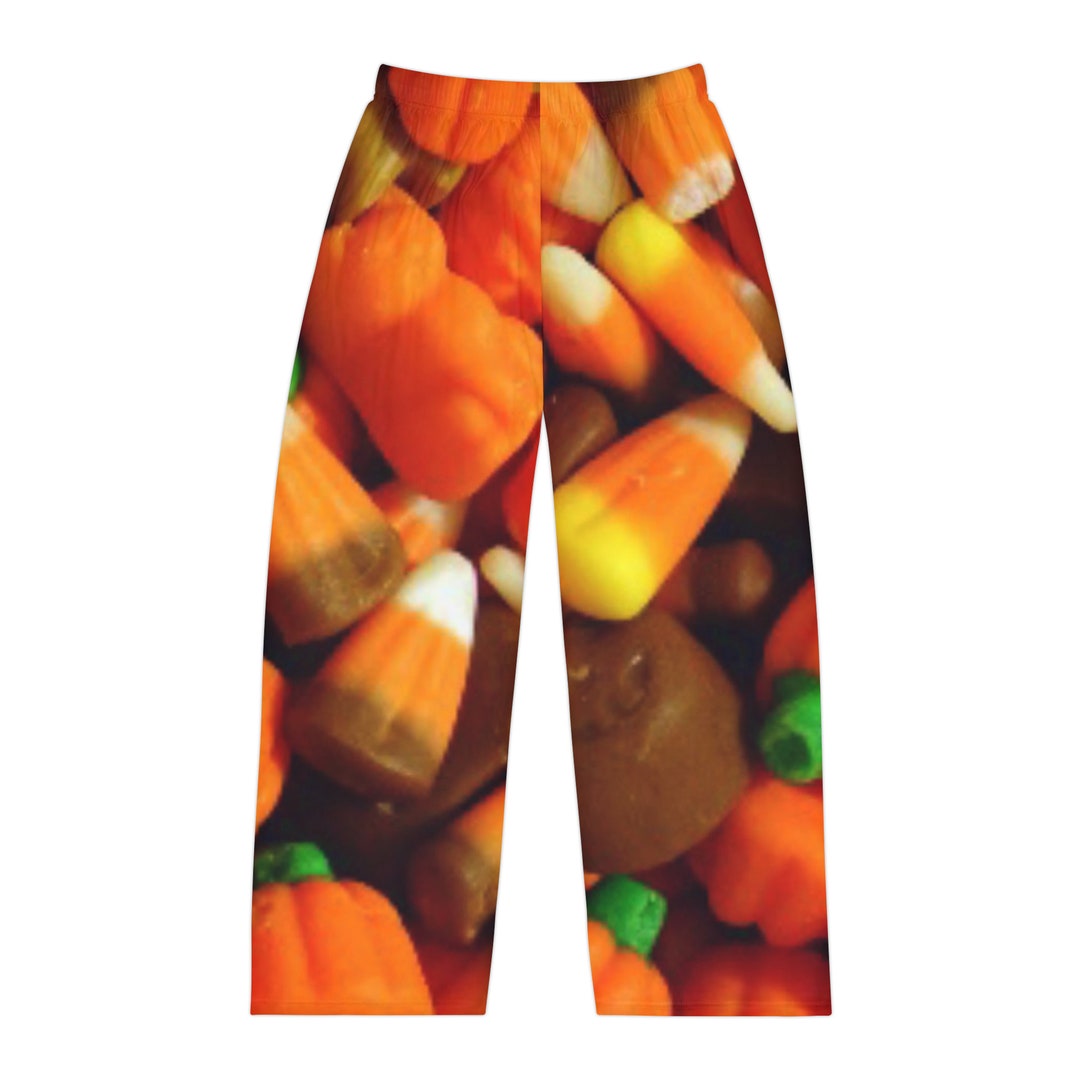 Halloween Candy Pumpkins and Candy Corn Men's Pajama Pants (AOP) - Etsy
